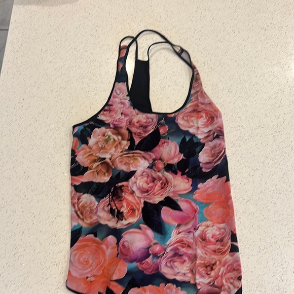 lululemon athletica | Tops | Lululemon Rare Flower Beautiful Tank In ...